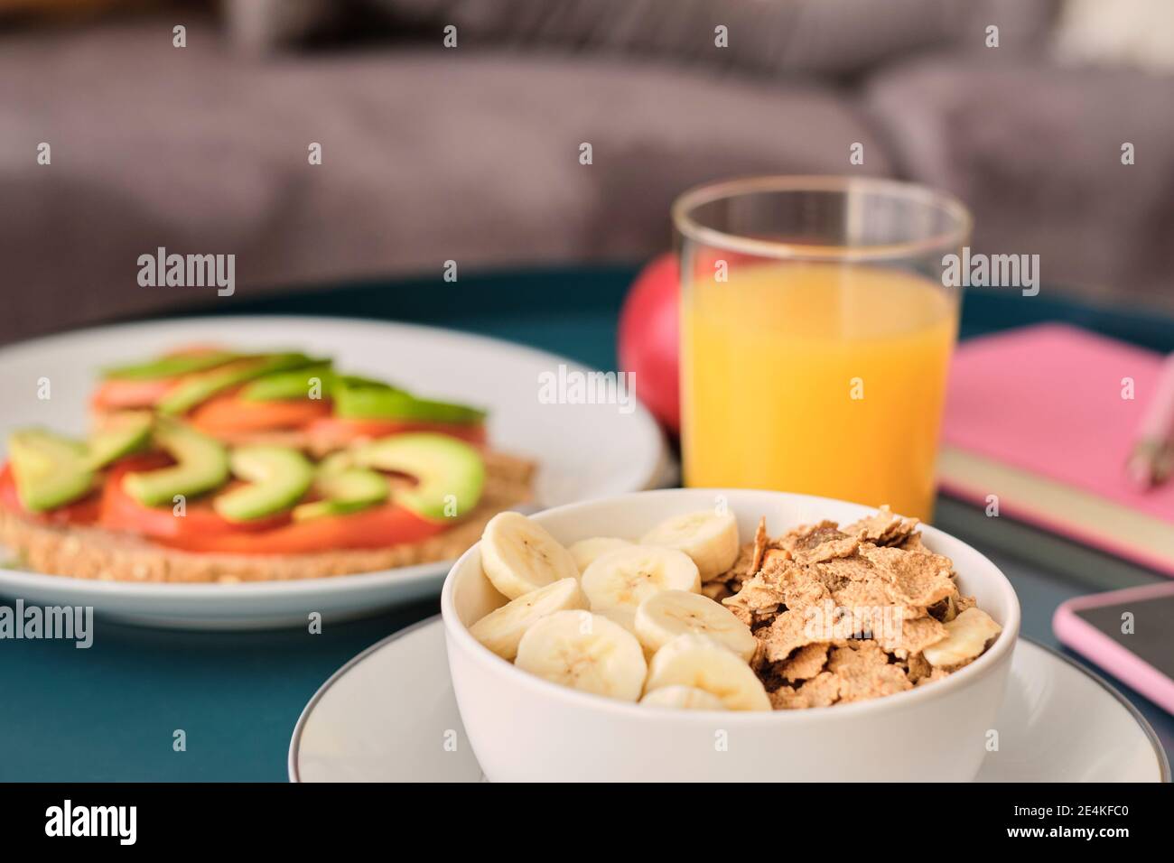Healthy breakfast table hi-res stock photography and images - Alamy