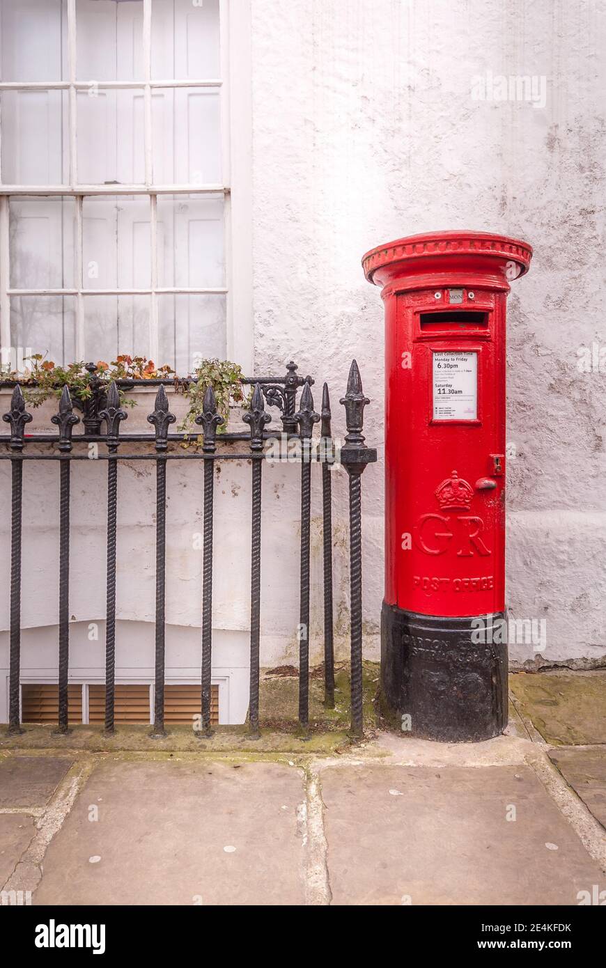 Red Box Letter in London Stock Photo - Alamy