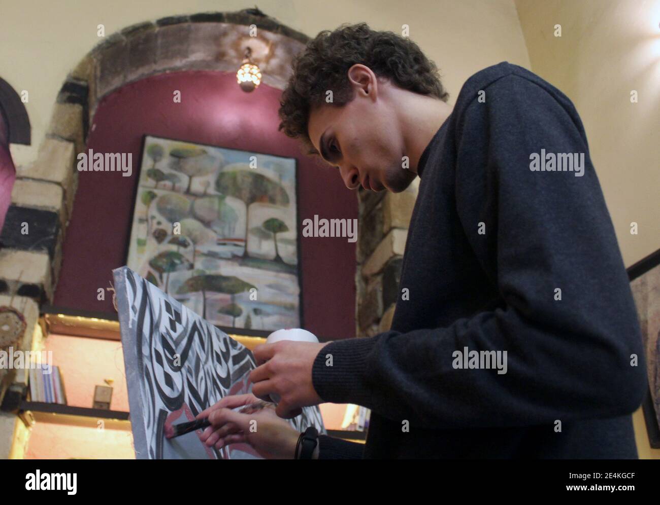 Syria Damascus Arabic Calligraphy High Resolution Stock Photography and ...