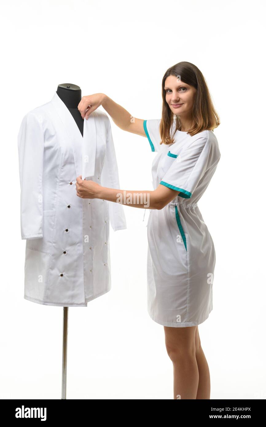 Mannequin and woman cut out hi-res stock photography and images - Alamy