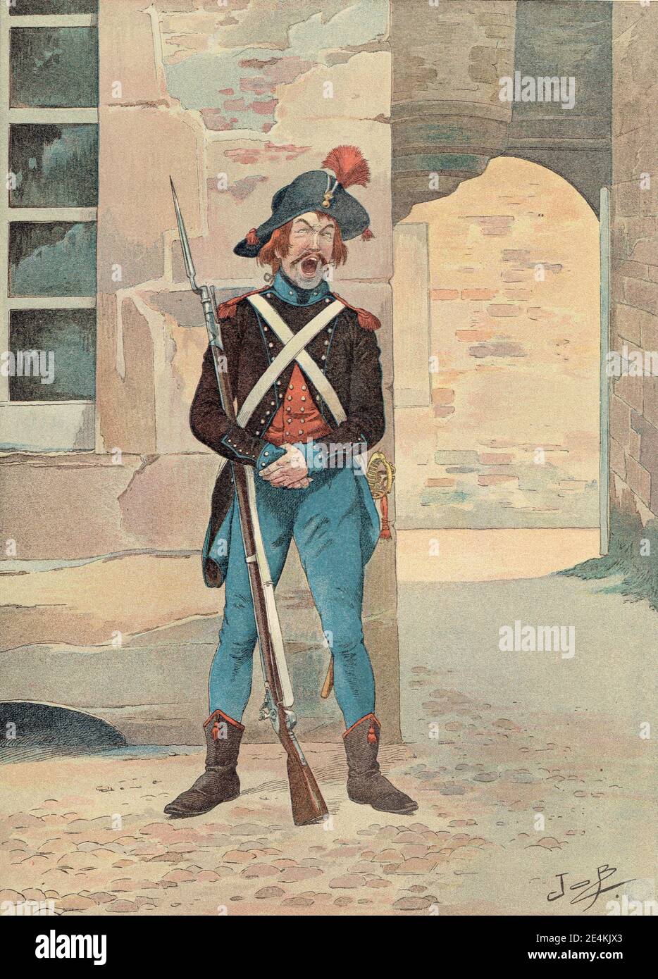 grenadier de la Légion Noire Stock Photo - Alamy