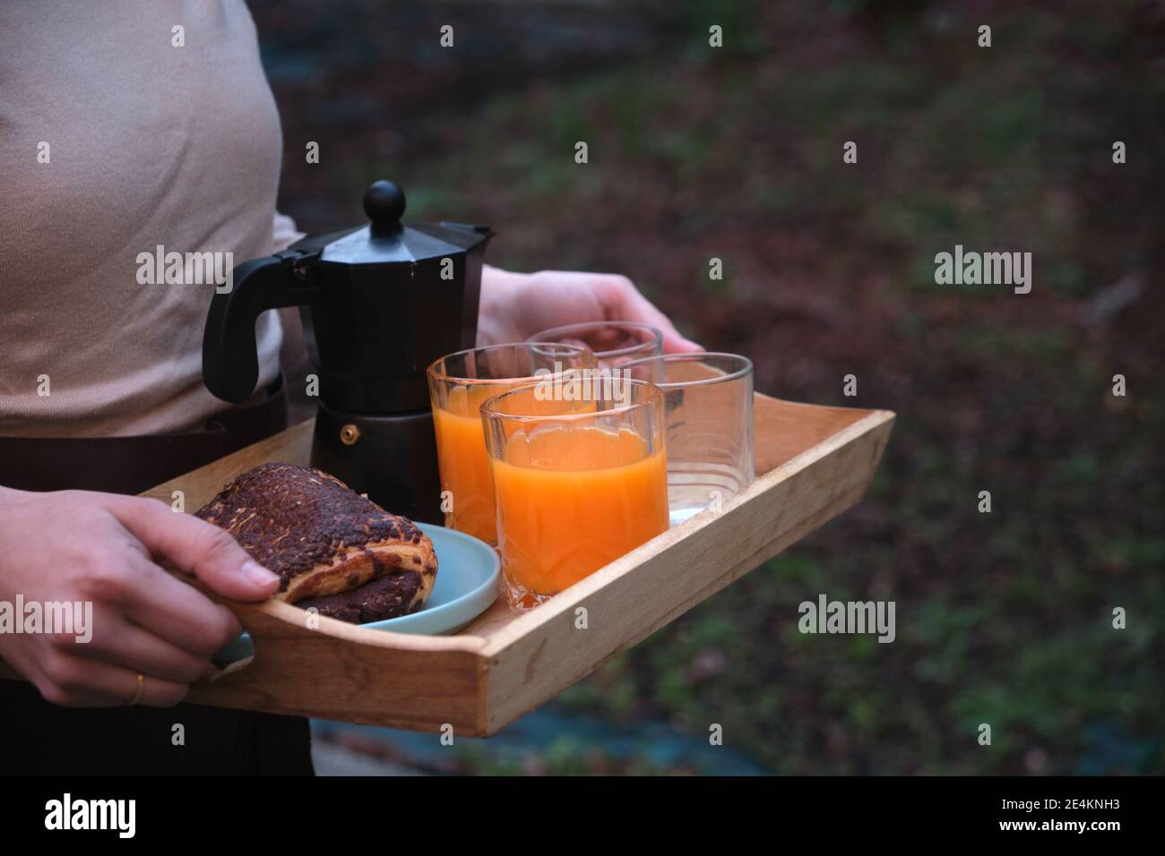 Hotel Waiter Breakfast High Resolution Stock Photography and Images - Alamy