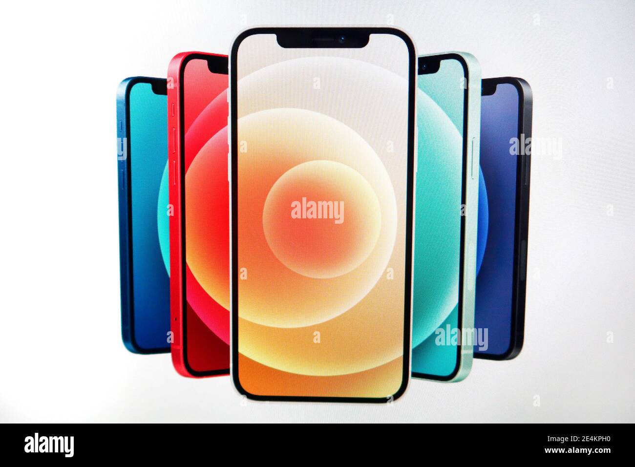 Apple iPhone 12 Stock Photo - Alamy