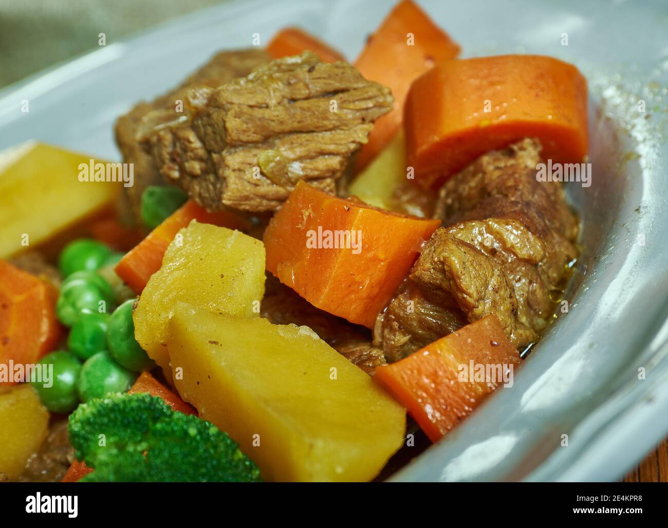 Kompir mandza - simple North Macedonian potato stew Stock Photo - Alamy