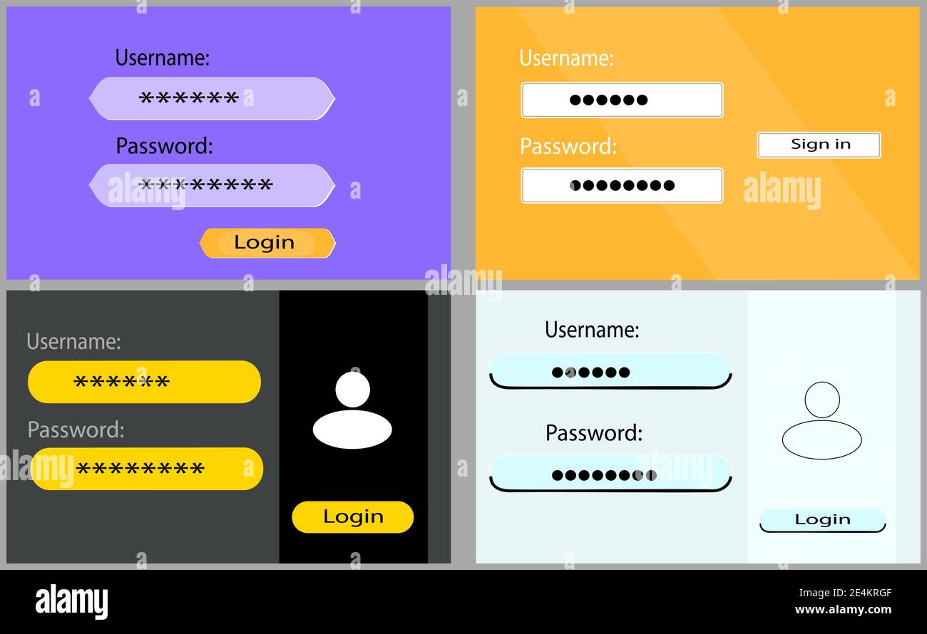 Applications form Stock Vector Images - Alamy
