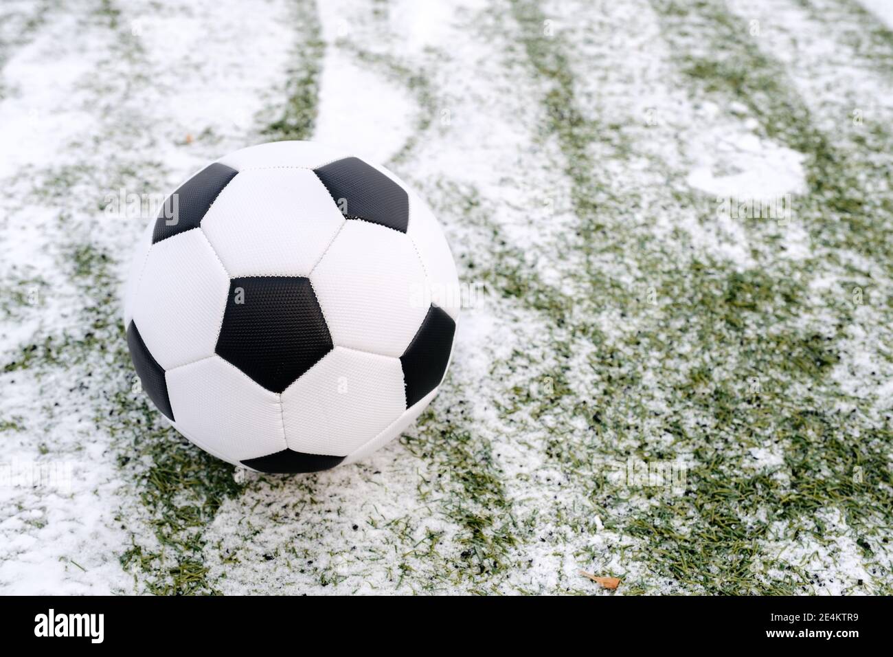 Soccer Ball In Snow