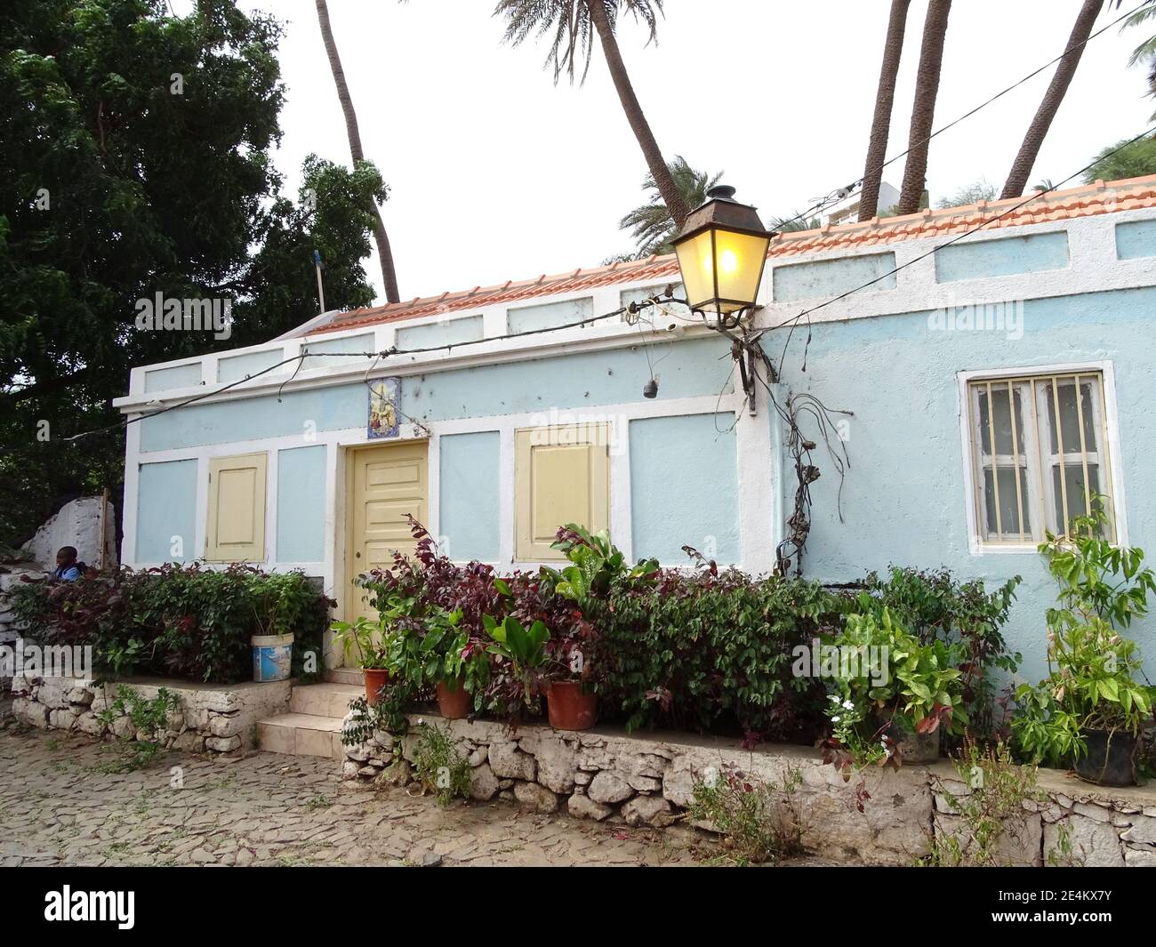 Cape Verde house, building, typical, culture, Santiago island Stock ...
