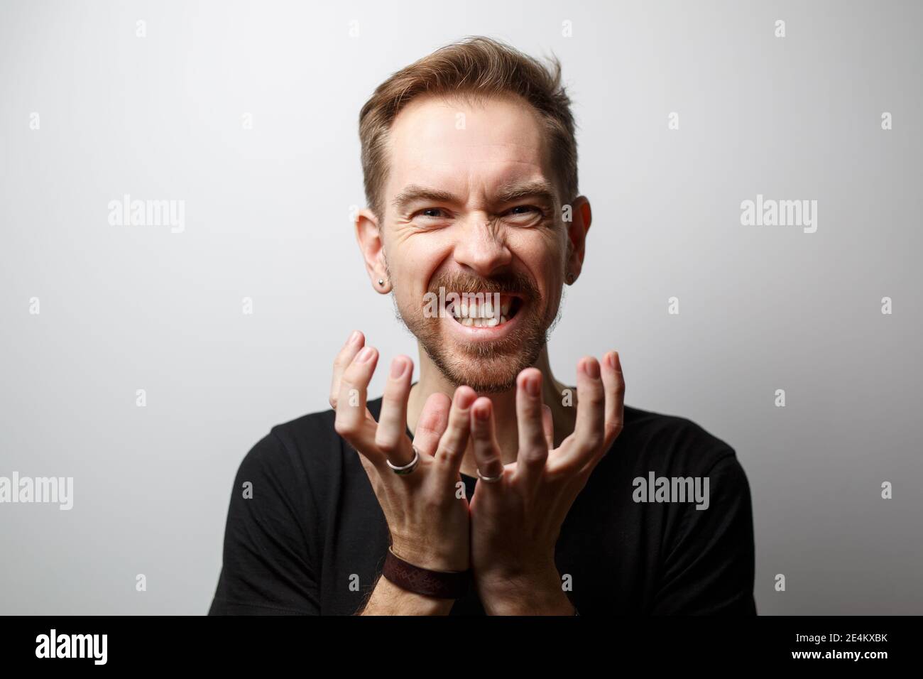 Angry point beard strong hi-res stock photography and images - Alamy