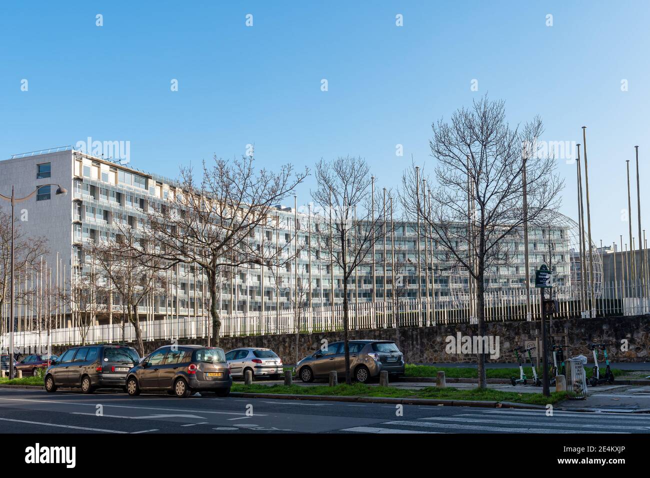Unesco Headquarters Paris France Unesco Headquarter Paris France Stock