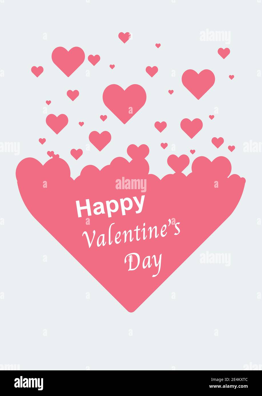 Pink love hearts background border frame backdrop Stock Vector Images ...