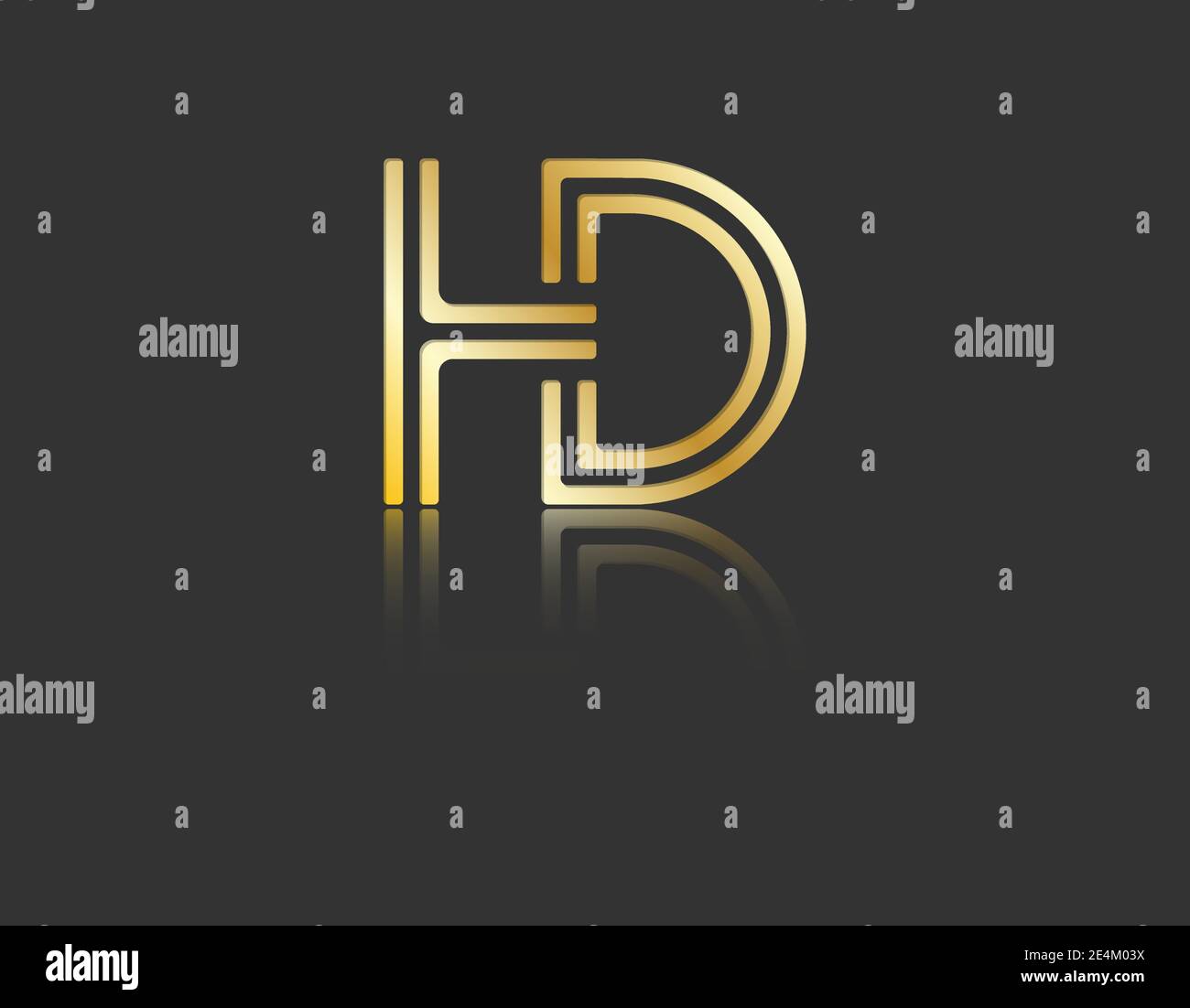 Monogram Logo High Resolution Stock Photography and Images - Alamy