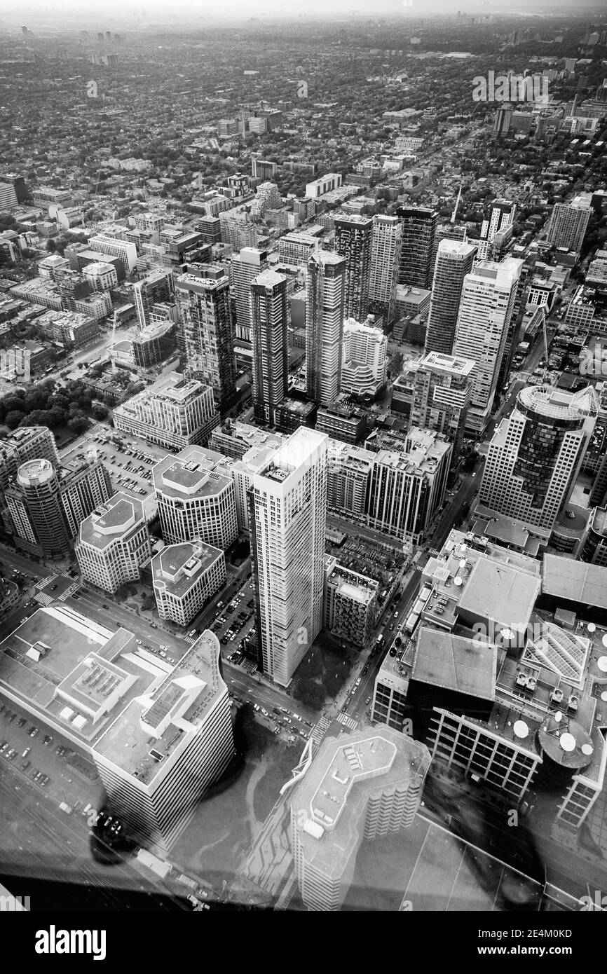 City from up above Black and White Stock Photos & Images - Alamy