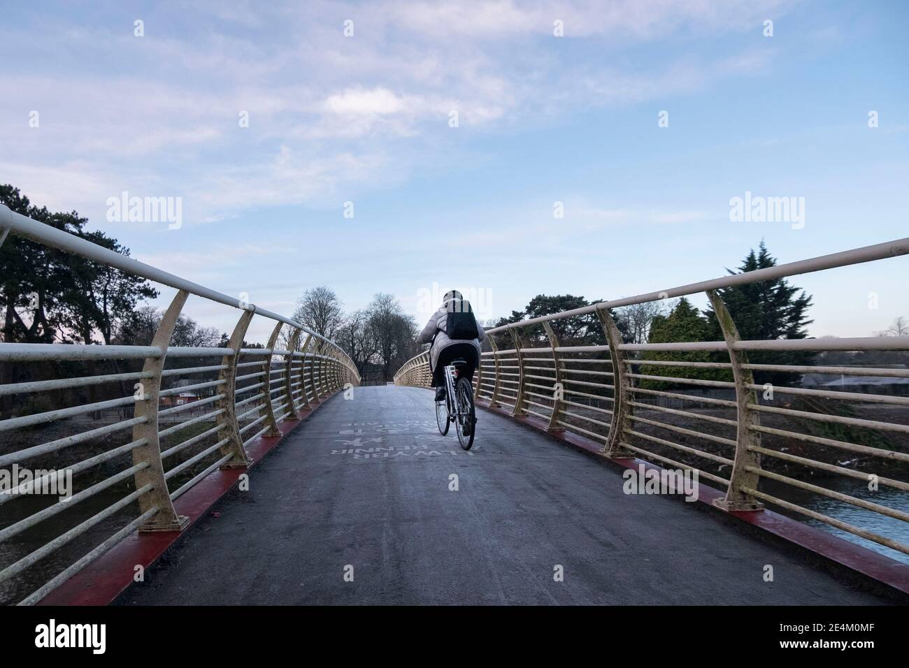 Cardiff, Wales. January 23rd, 2021. UK Weather, Cardiff and the ...