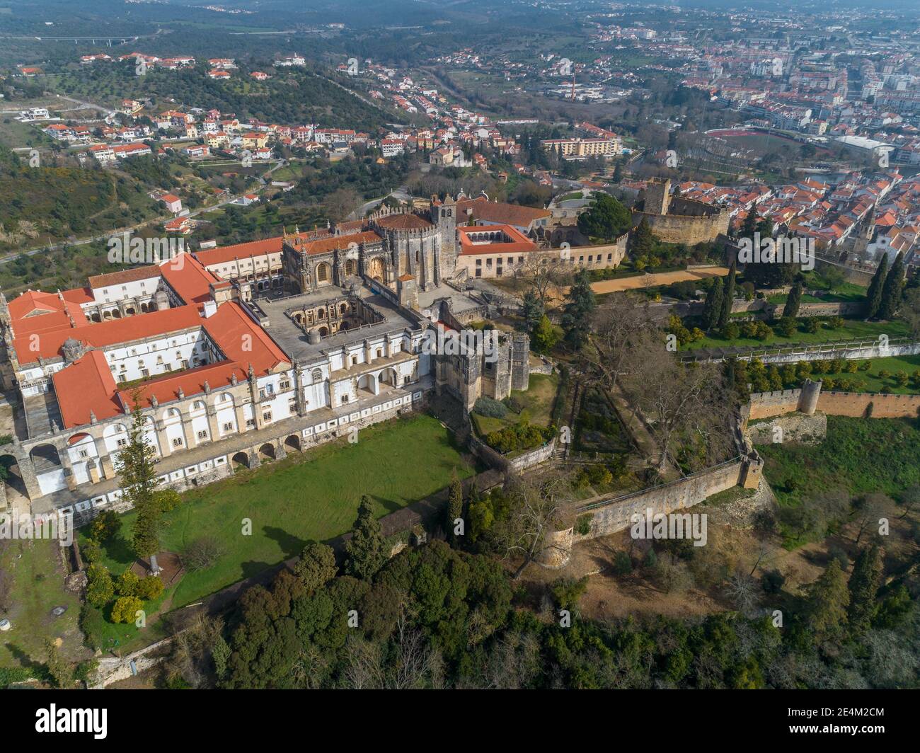 Monastery Convent of Christ in Portugal Stock Photo - Alamy