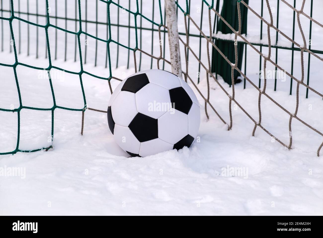 Football goal corner net hi-res stock photography and images - Alamy