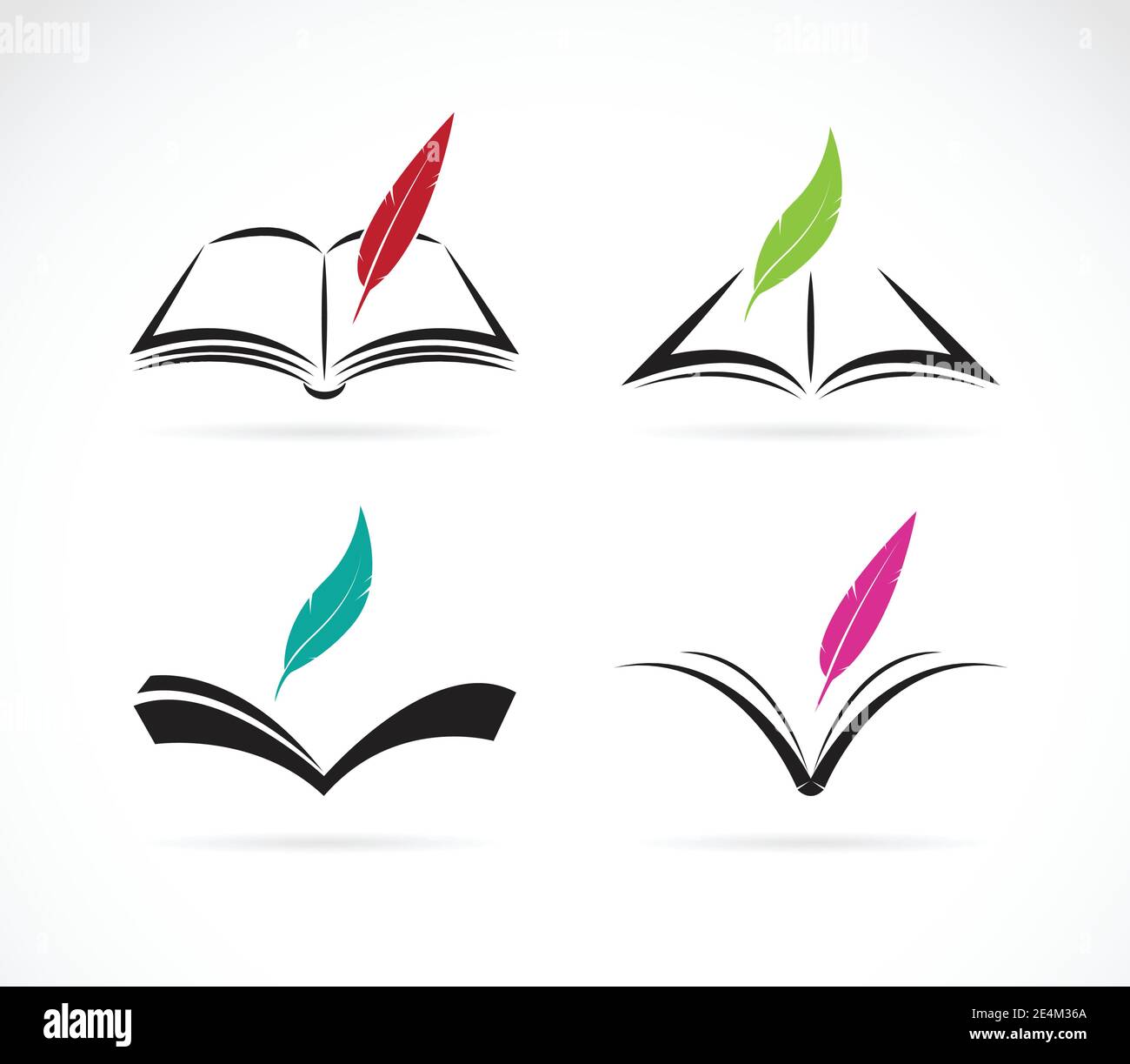 Image text on book Stock Vector Images - Alamy