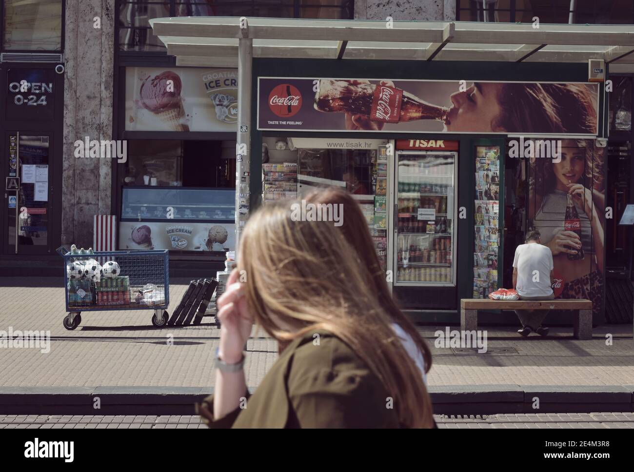Daily life in Zagreb, Croatia Stock Photo - Alamy