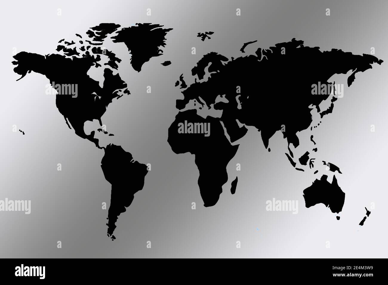Blank world map hi-res stock photography and images - Alamy