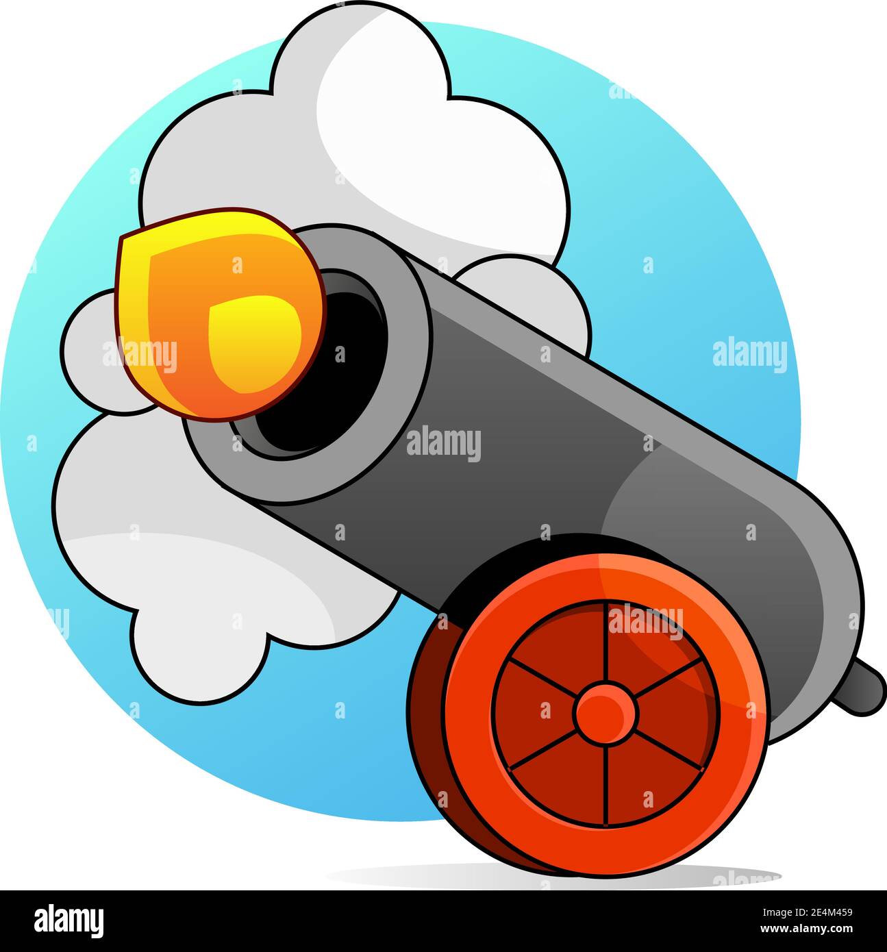 gun gold vector realistic style print invitation Stock Vector Image ...