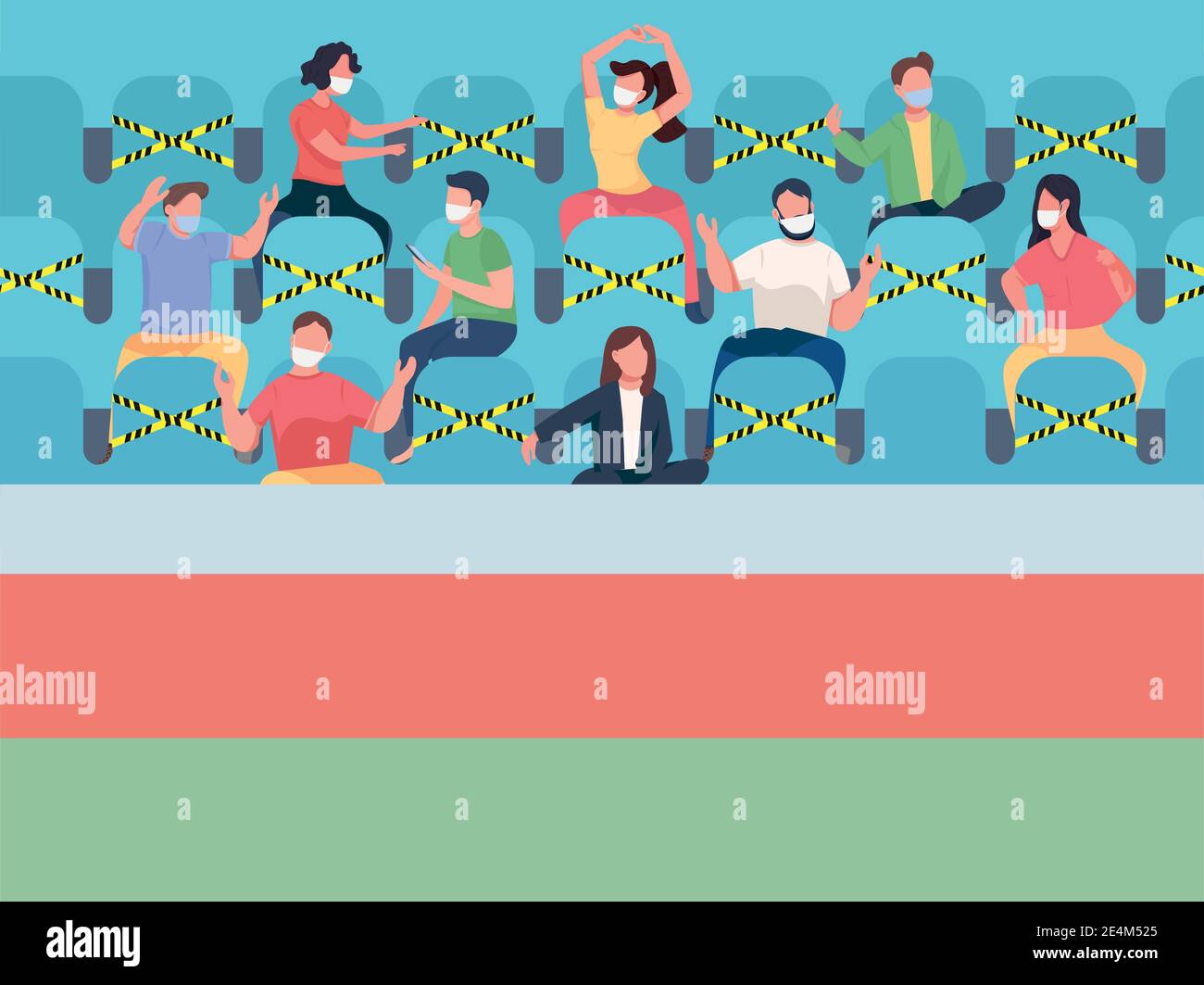 Stadium fans cheering Stock Vector Images - Alamy