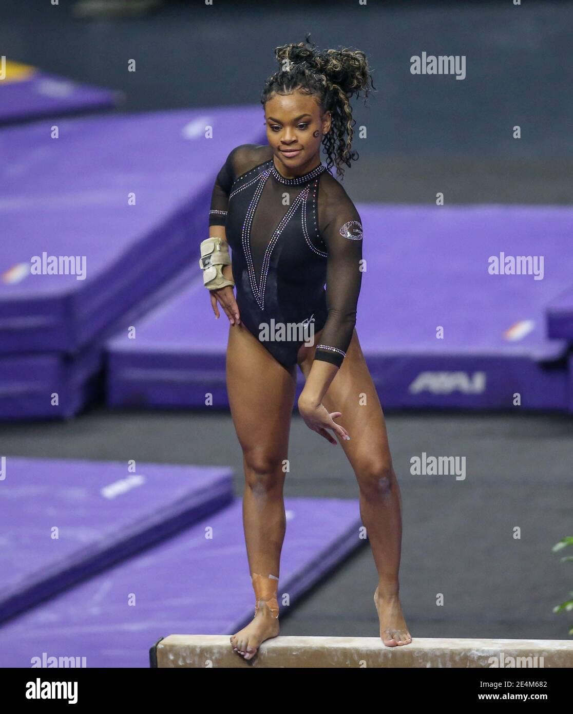 Gymnastics Beam Poses