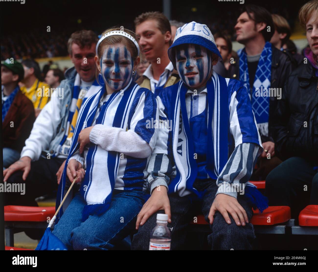 UK, England, London, Wembley Stadium, Football fans Stock Photo - Alamy