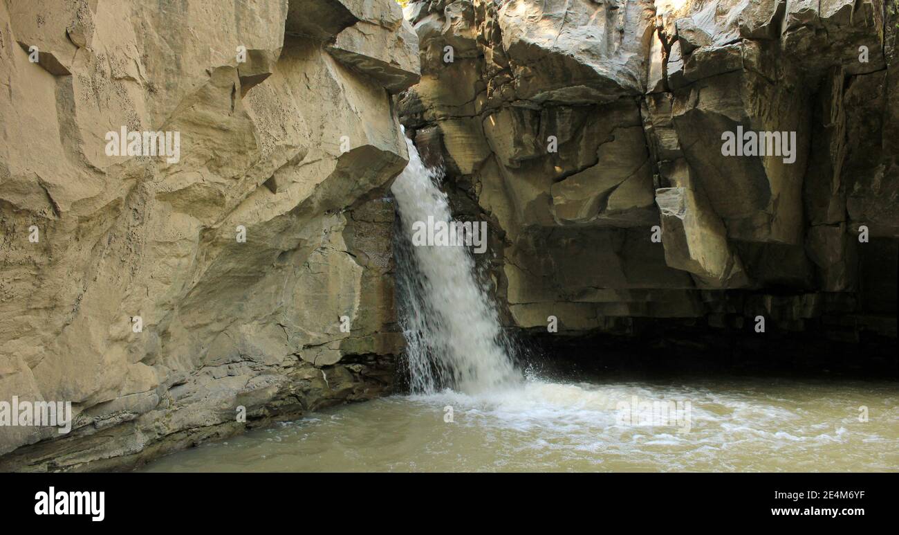 Beautiful waterfall among rocks nature hi-res stock photography and ...