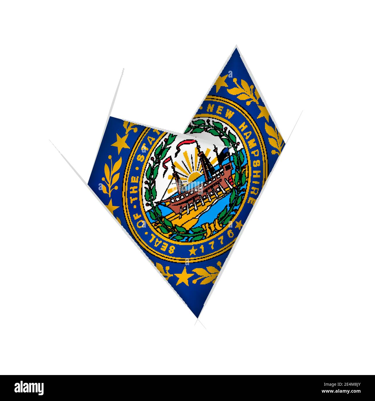 New hampshire heart Stock Vector Images - Alamy