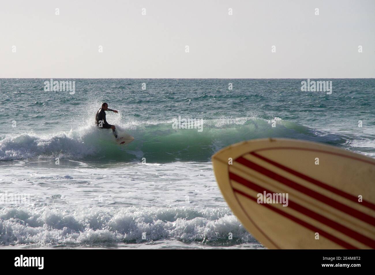 Surfer on board hi-res stock photography and images - Alamy