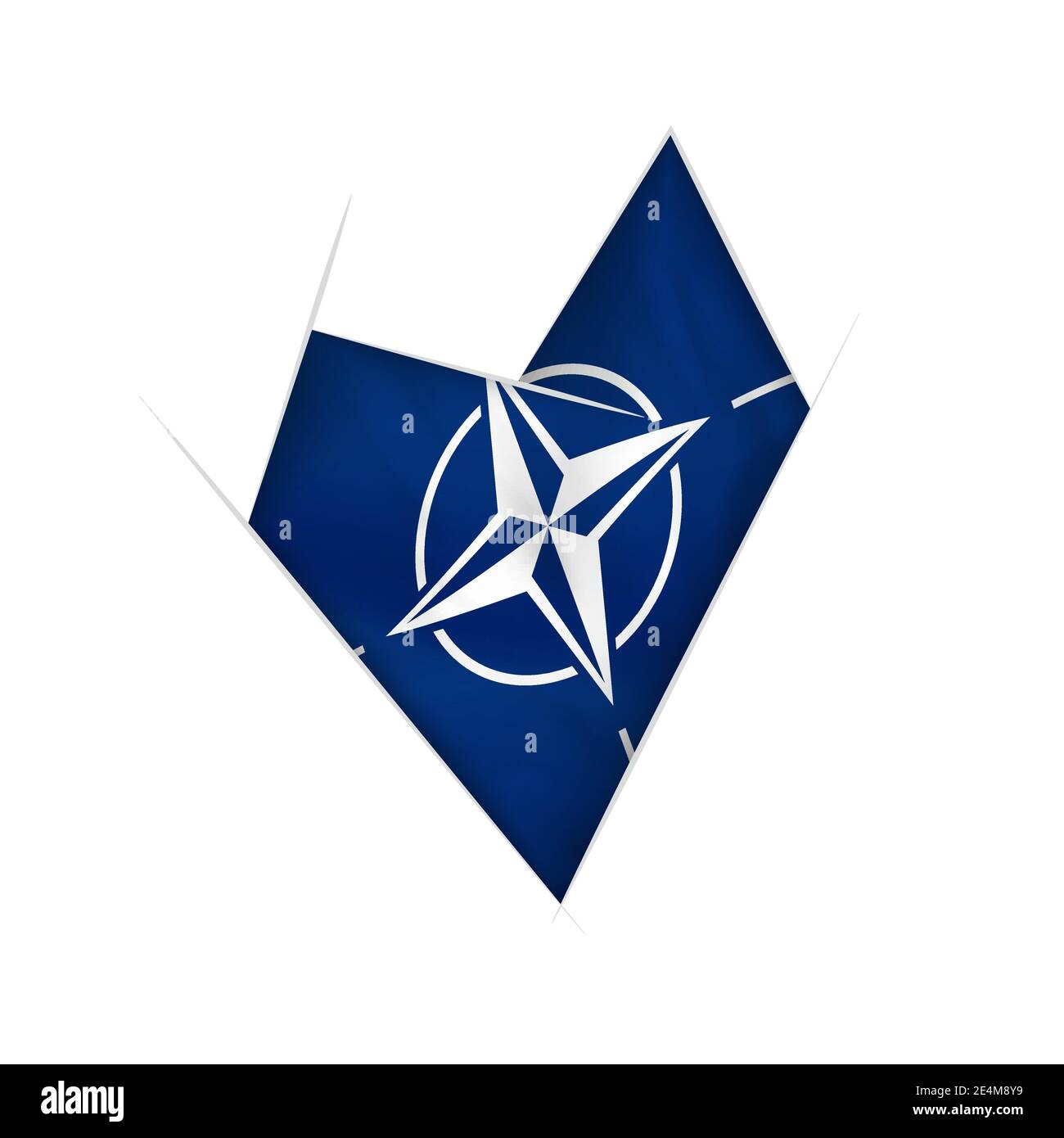 Nato flag logo Stock Vector Images - Alamy