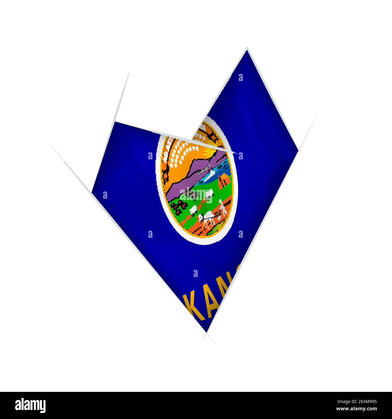 Kansas heart Stock Vector Images - Alamy