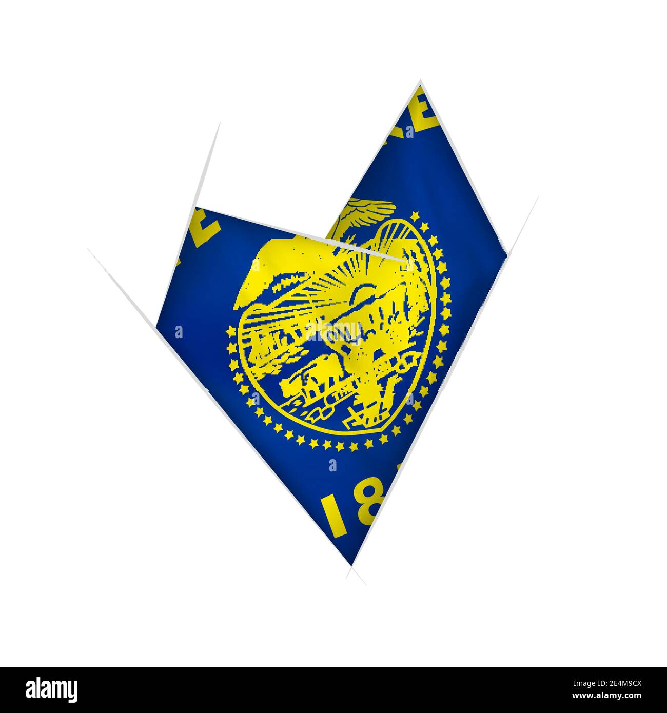 Oregon heart Stock Vector Images - Alamy