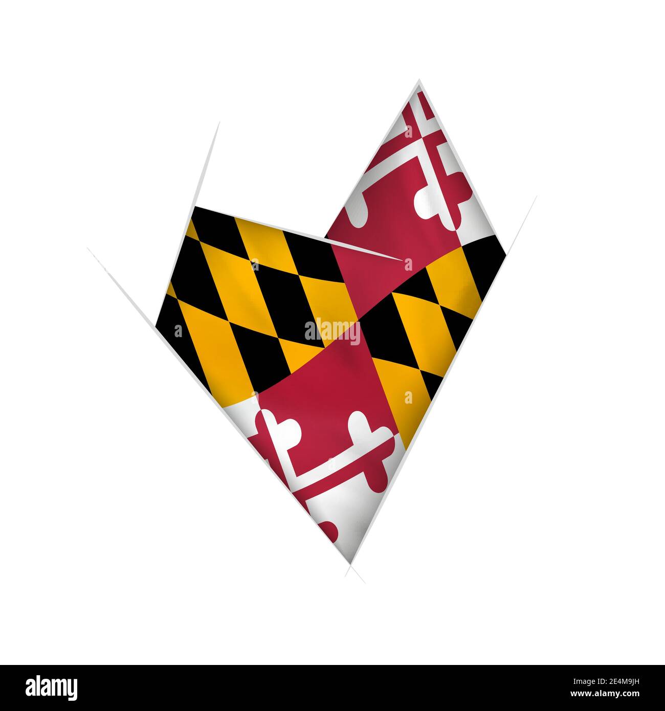 Maryland heart Stock Vector Images - Alamy