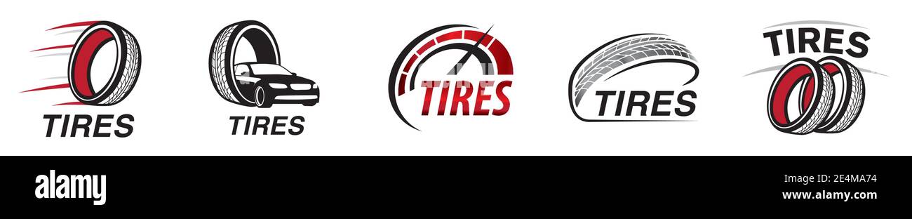Vector logo of a car tire store or service Stock Vector Image & Art - Alamy