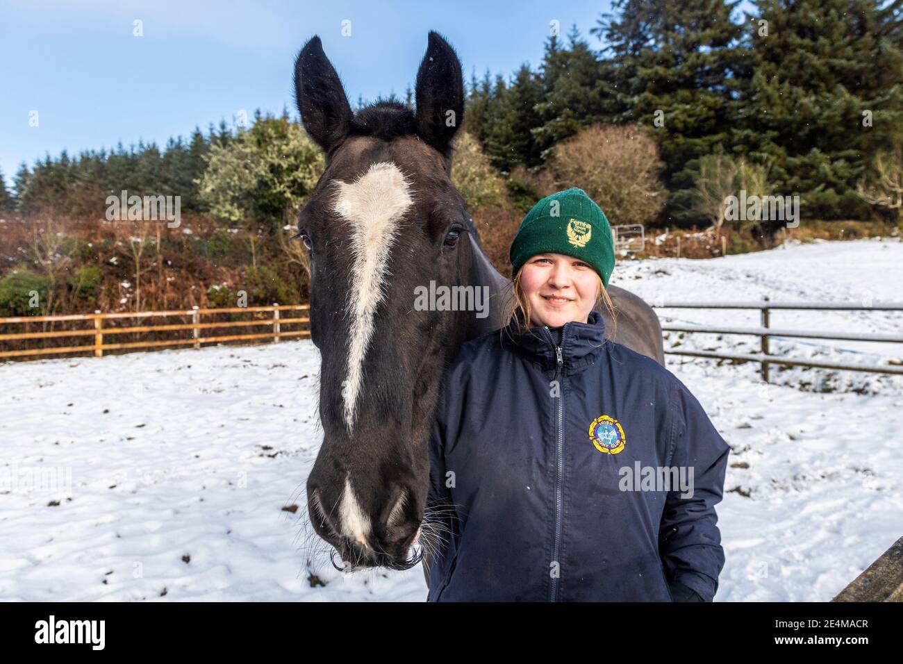 Béal Atha'n Ghaorthaidh, West Cork, Ireland. 24th Jan, 2021. West Cork ...