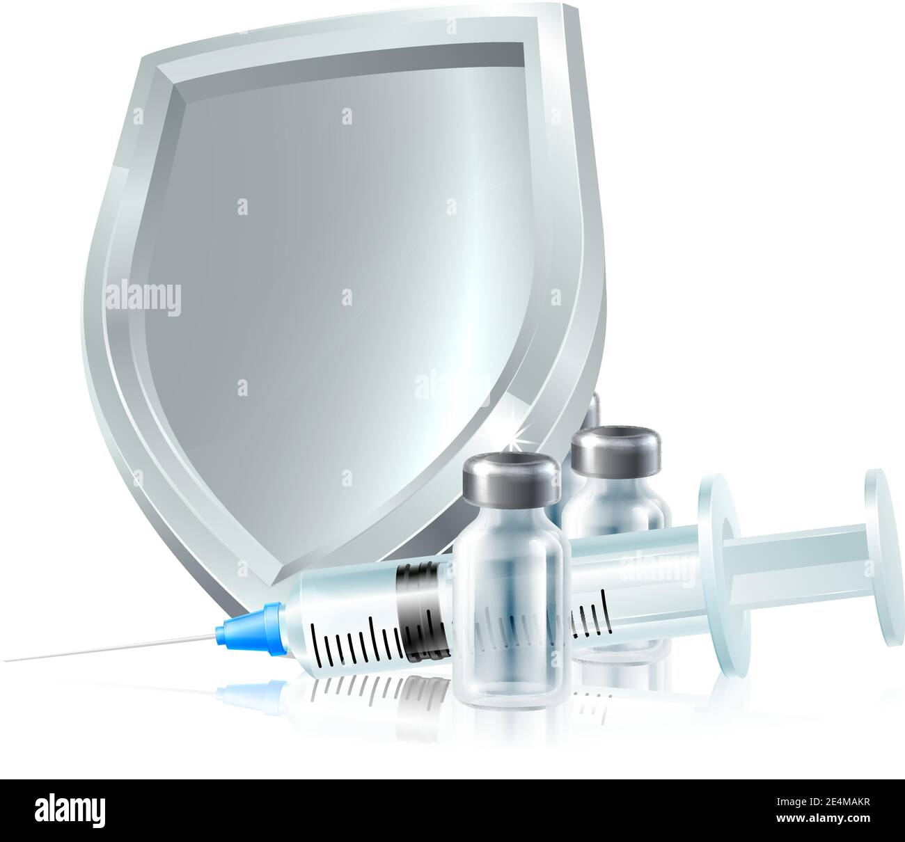 Icon injection vaccine Cut Out Stock Images & Pictures - Alamy