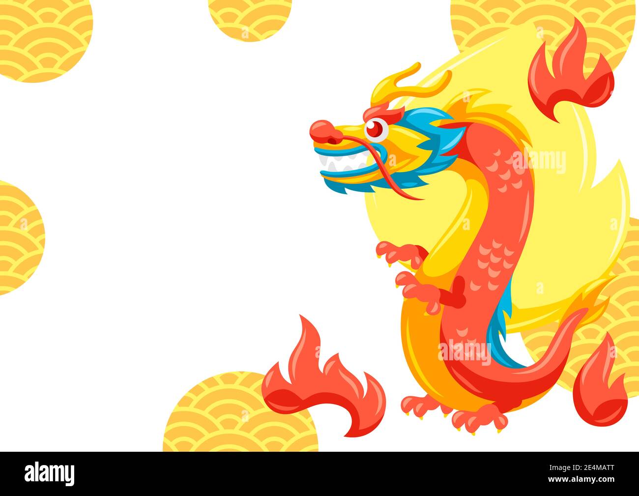 Card with Chinese dragon Stock Vector Image & Art - Alamy