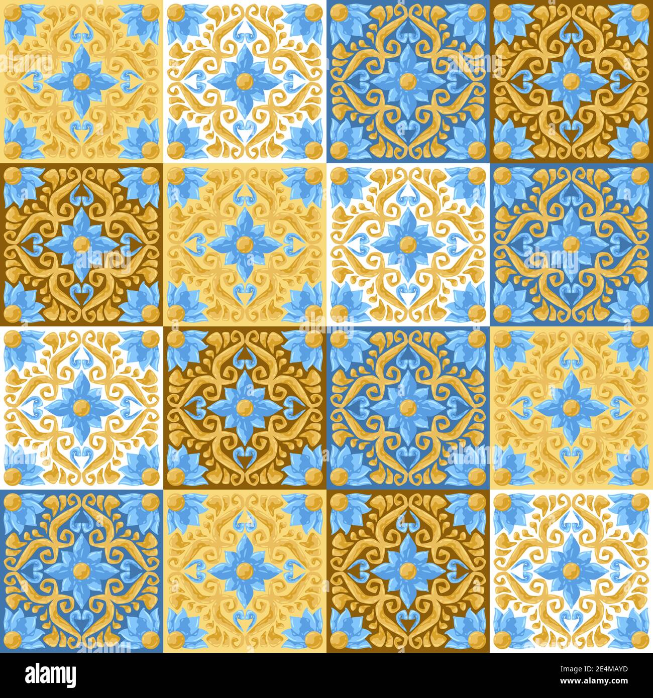 Porcelain tile pattern Stock Vector Images - Alamy