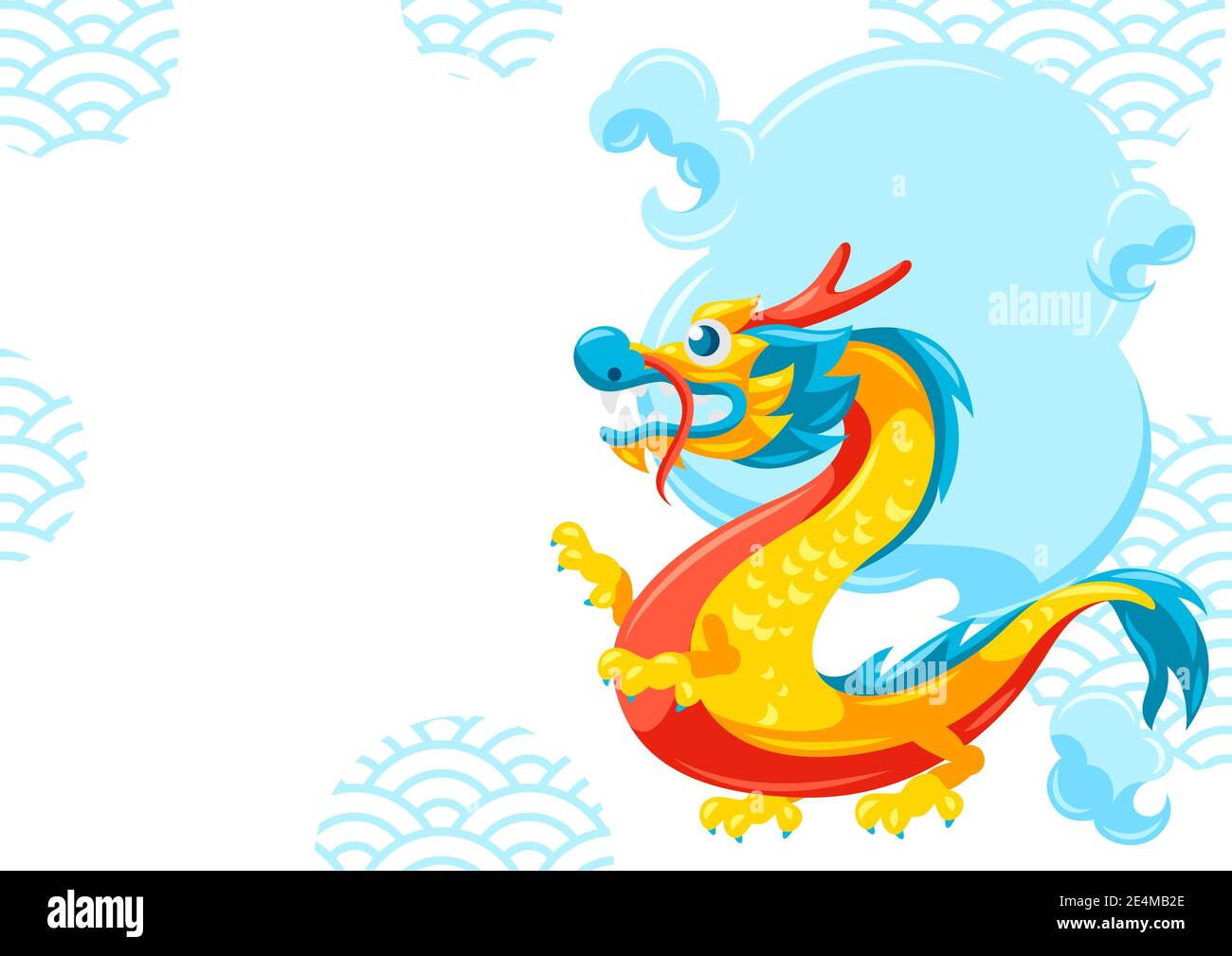 Card with Chinese dragon Stock Vector Image & Art - Alamy