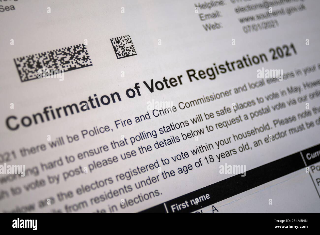 Council election voting hi-res stock photography and images - Alamy
