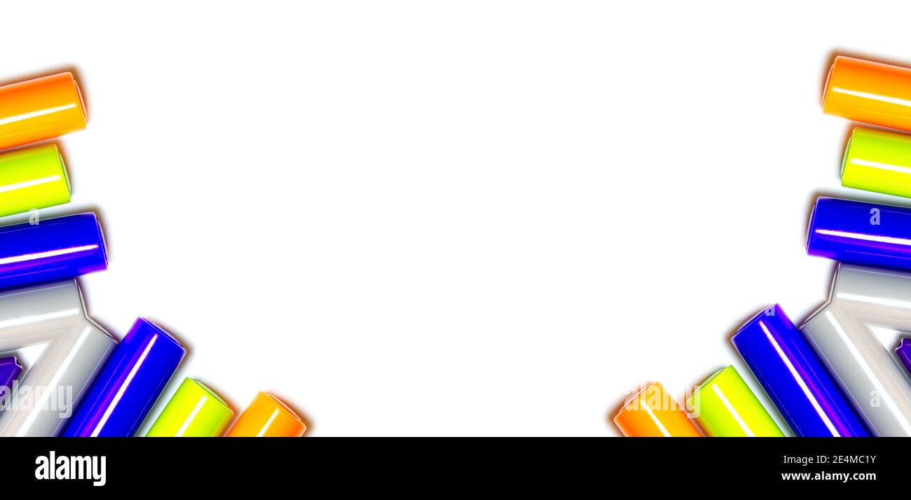 Abstract white paper background - frame for text Stock Photo - Alamy