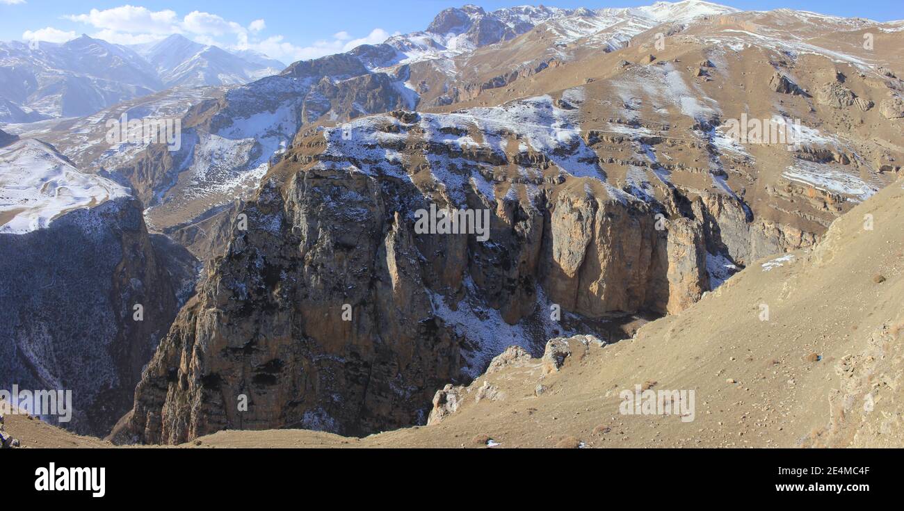 Azerbaijan. Guba region. Beautiful mountains of the Caucasian ridge ...