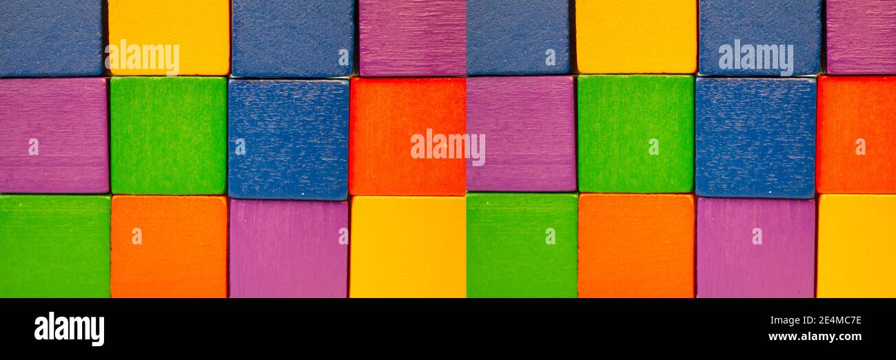 Abstract multi color banner Stock Photo - Alamy