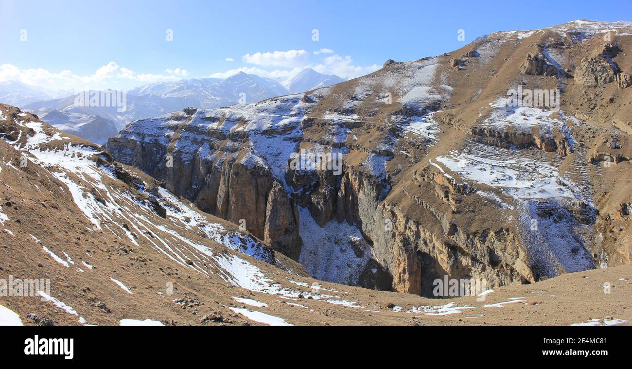 Azerbaijan. Guba region. Beautiful mountains of the Caucasian ridge ...