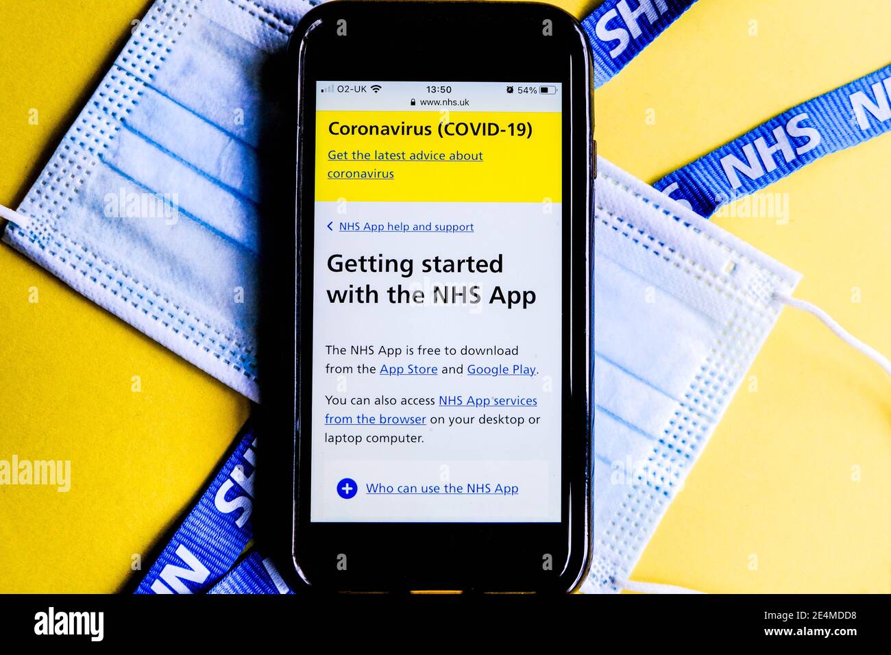 London UK, January 24 2021, Mobile Phone Screenshot Of Getting Started ...