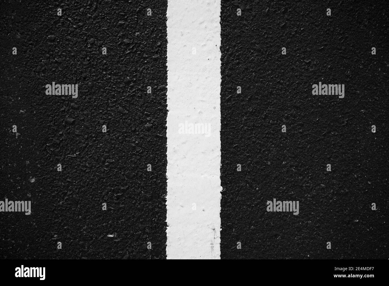 Yellow road marking Black and White Stock Photos & Images - Alamy
