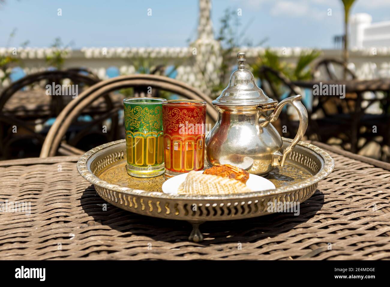 Traditional metal mint tea pot hi-res stock photography and images - Alamy
