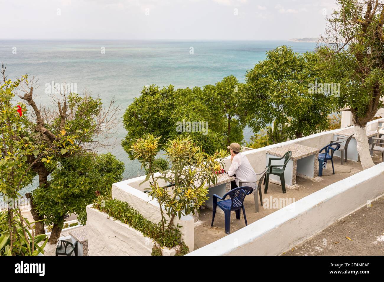 Café hafa, tangier, morocco hi-res stock photography and images - Alamy