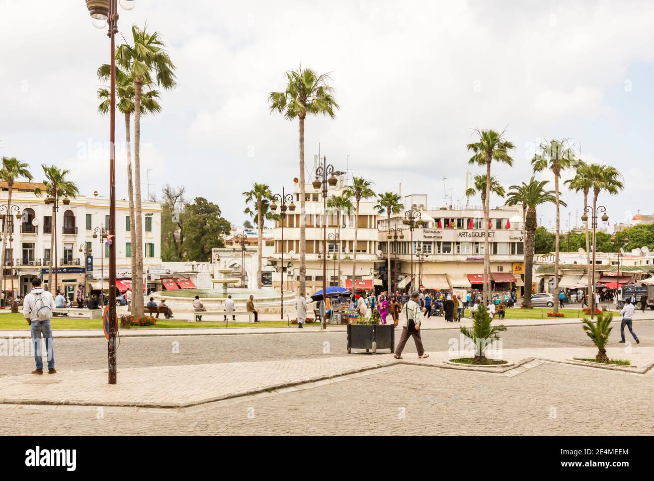 The art-house Cinema Rif at Grand Socco in Tangier, Morocco Stock Photo ...