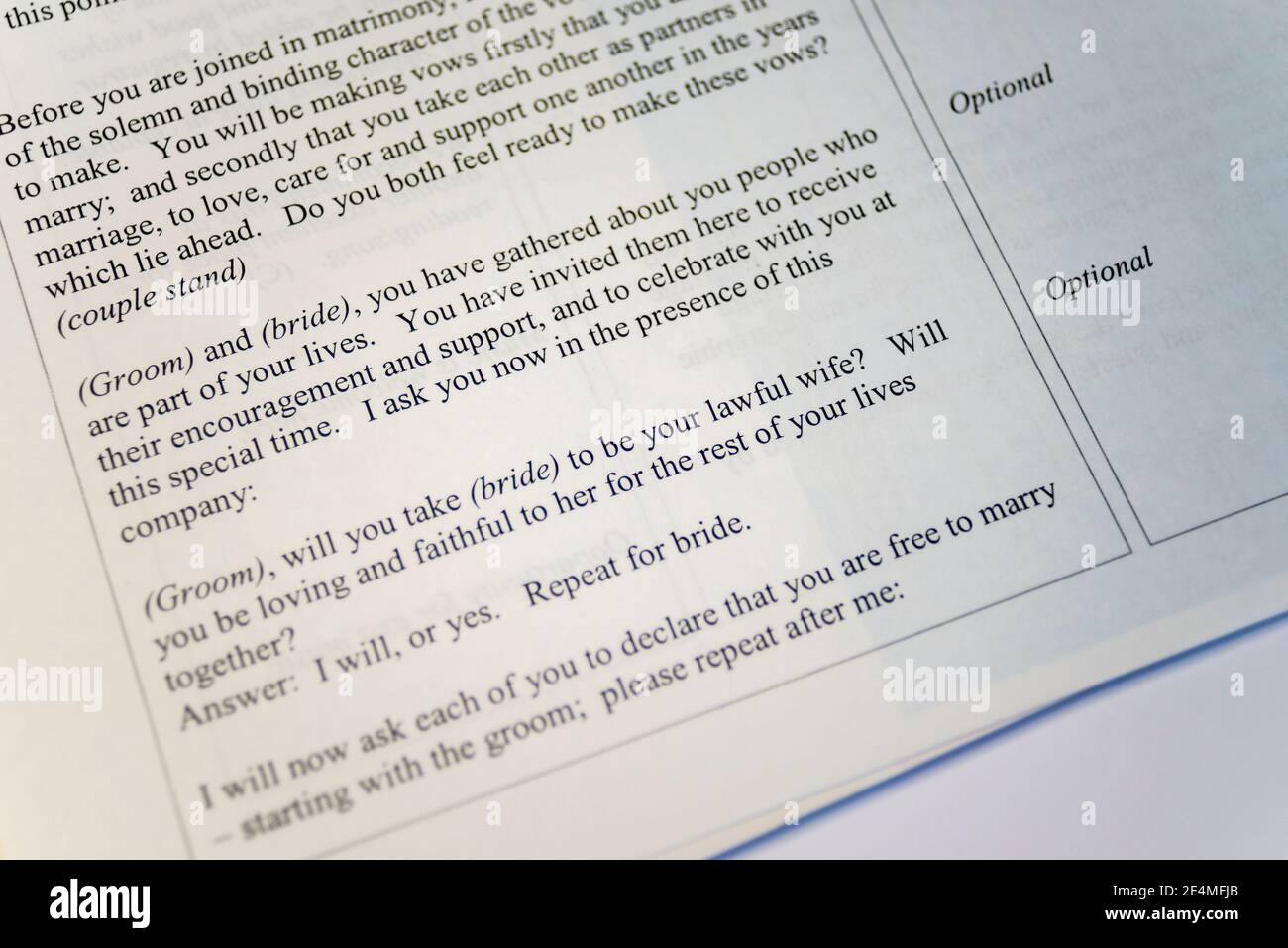 Civil marriage ceremony hi-res stock photography and images - Alamy